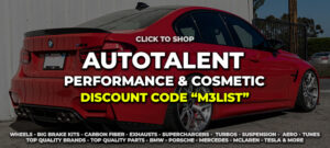 Coupon discount codes for BMW aftermarket parts and mods