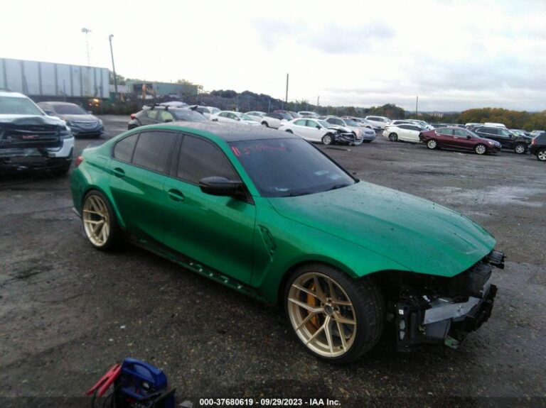 10 recently crashed and flood damage BMW G80 M3s.